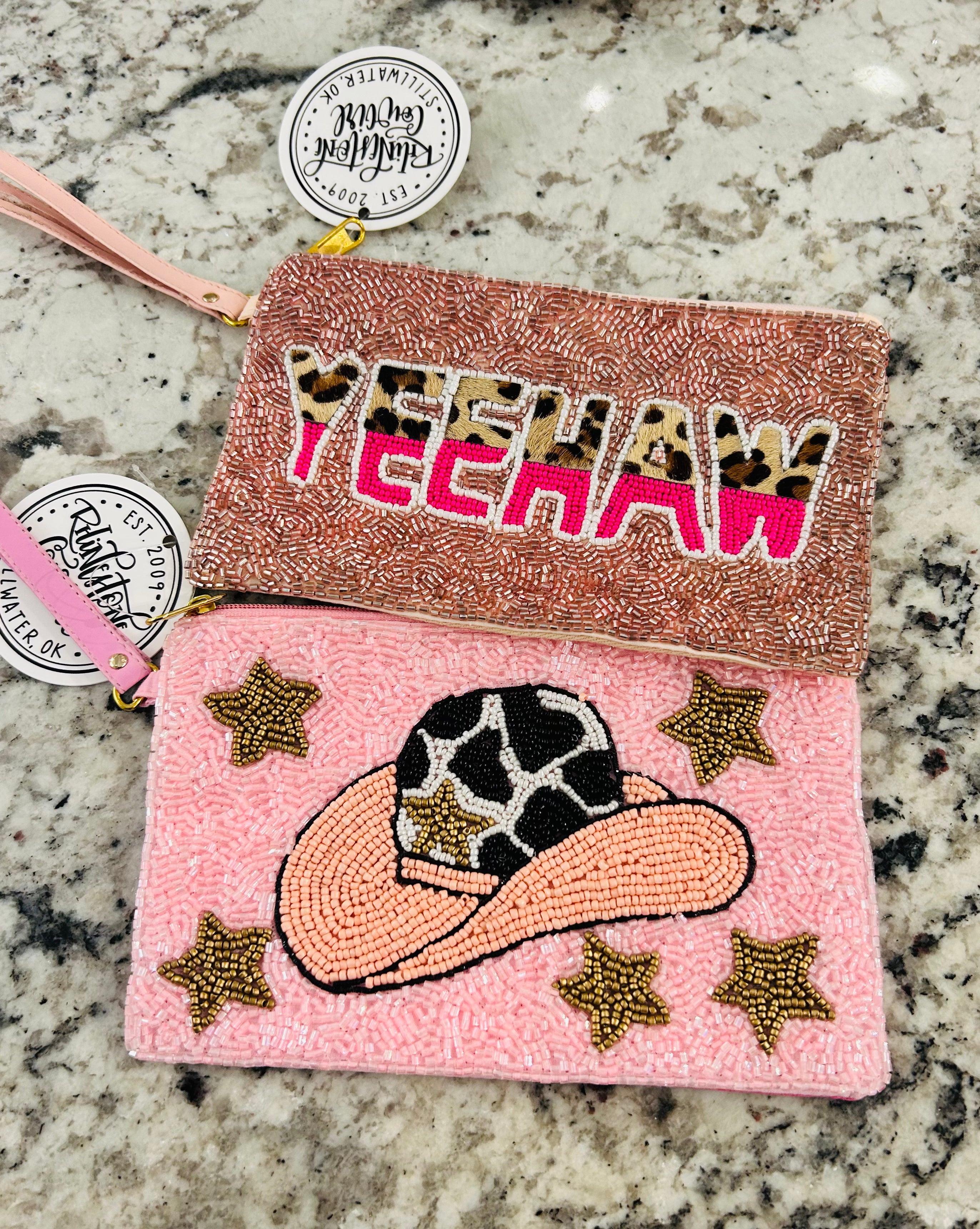 Beaded Clutch – Rhinestone Cowgirl Stillwater